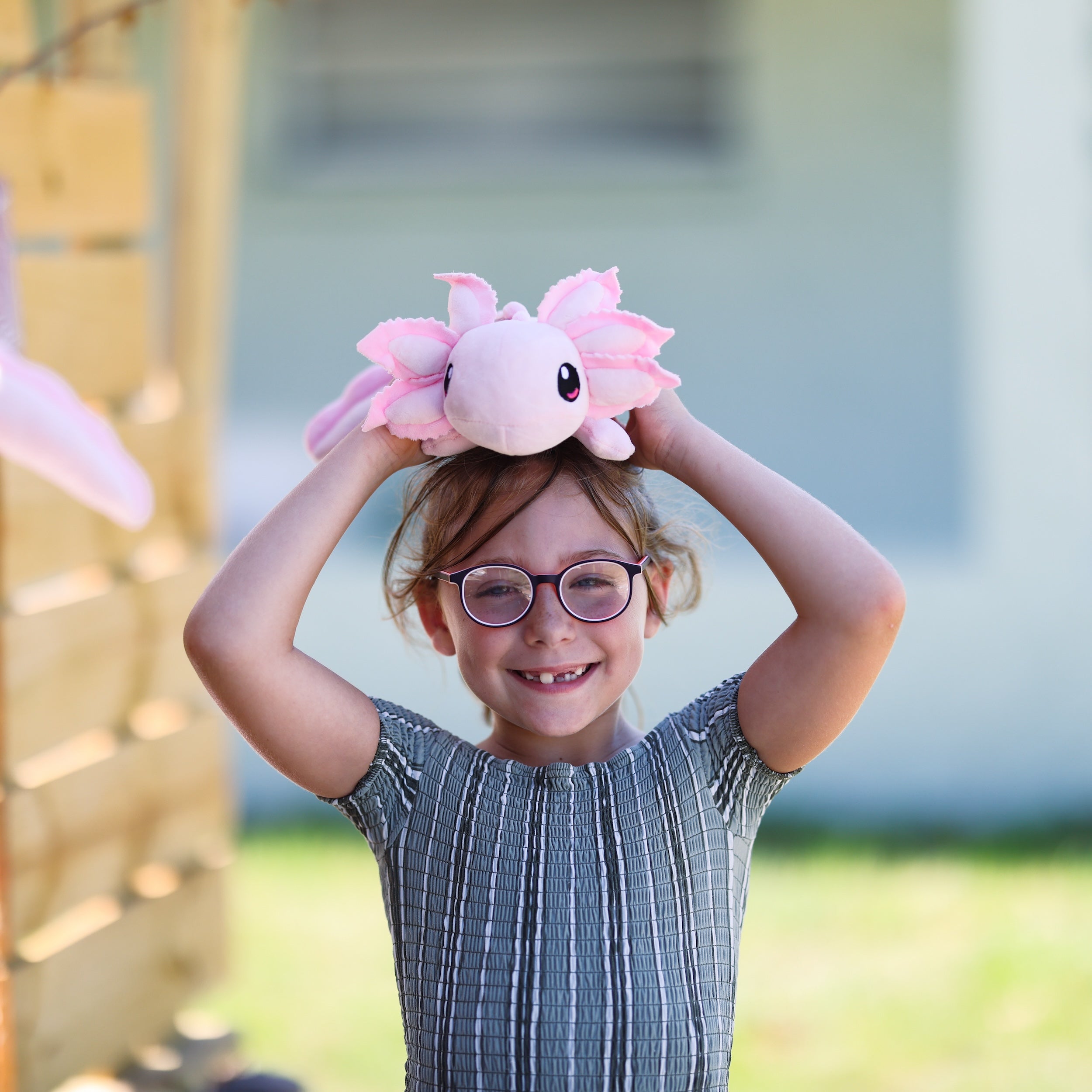 Mini Pink Realistic Axolotl Plush – Axol and Friends
