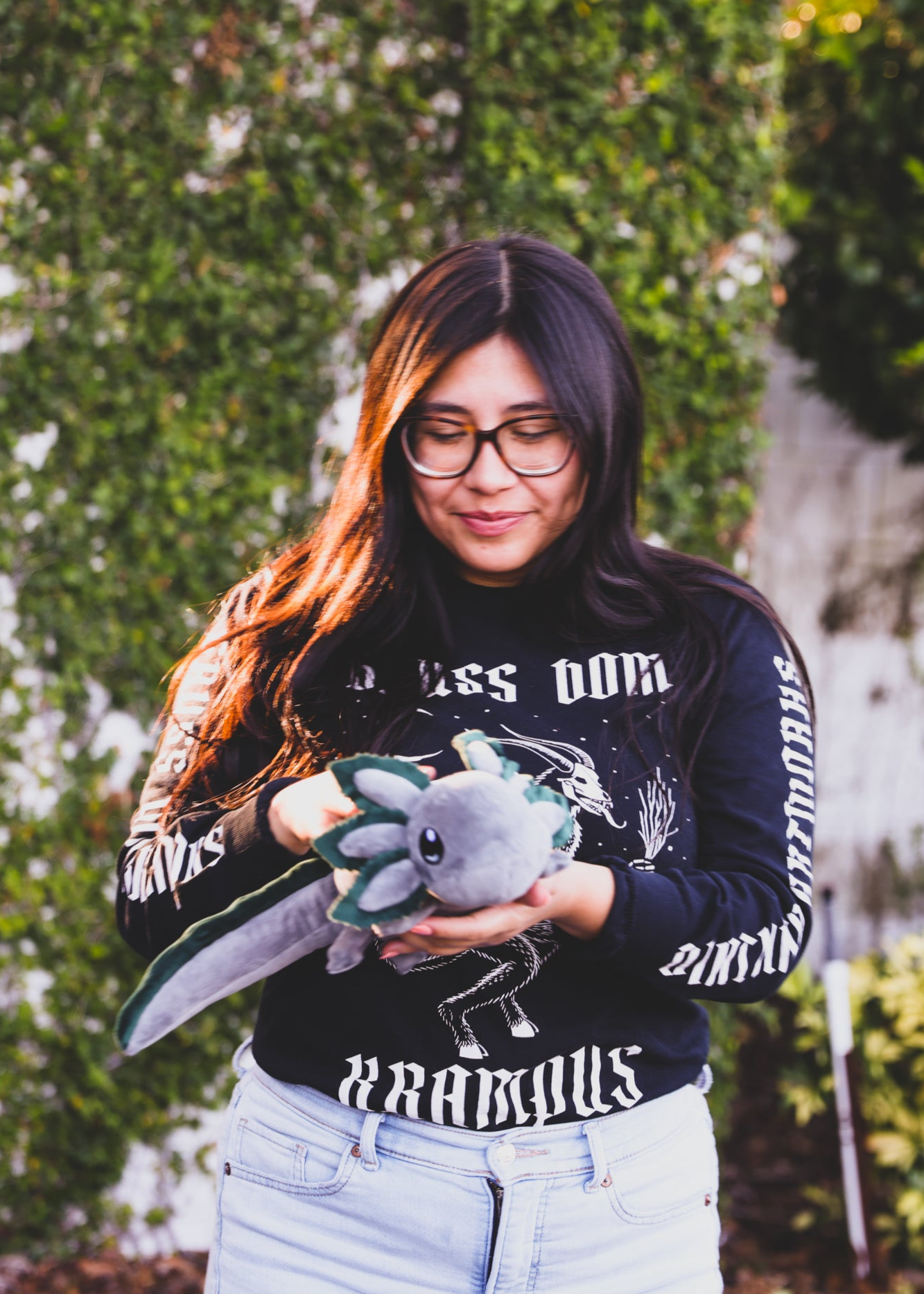 Mini Gray Realistic Axolotl Plush – Axol and Friends